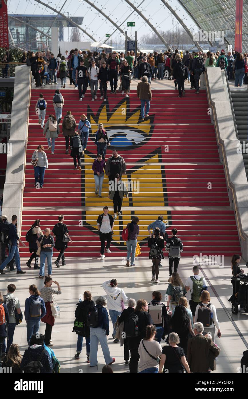 Buchmesse Leipzig GER, Leipzig,20250328, Buchmesse Leipzig, Messehalle ...