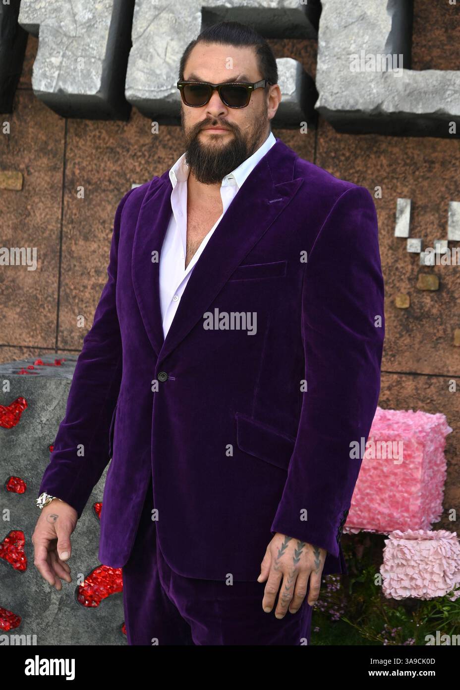 London, UK. 30th Mar, 2025. Jason Momoa attends "A Minecraft Movie ...