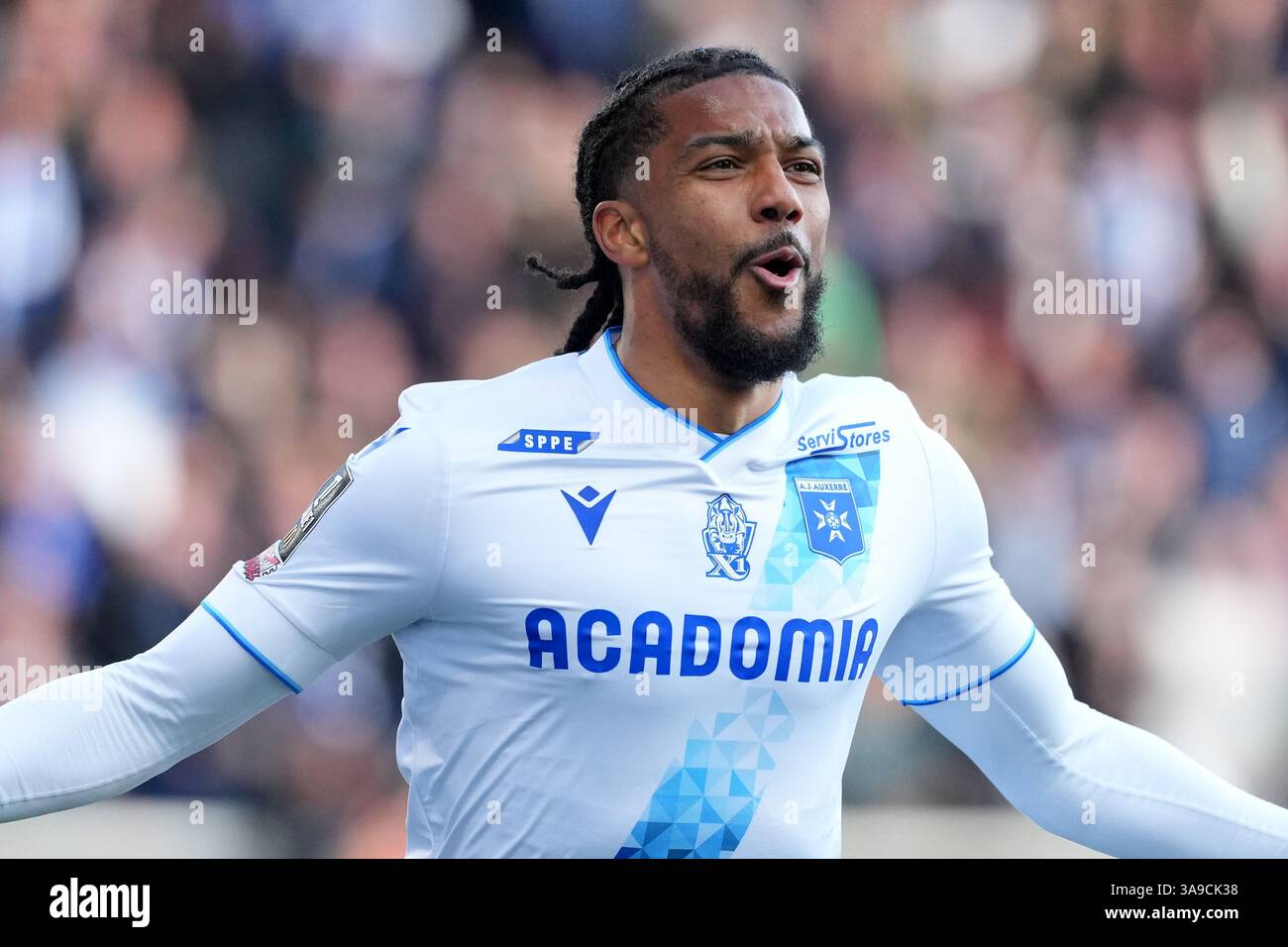 19 Florian AYE (aja) during the Ligue 1 McDonald's match between ...