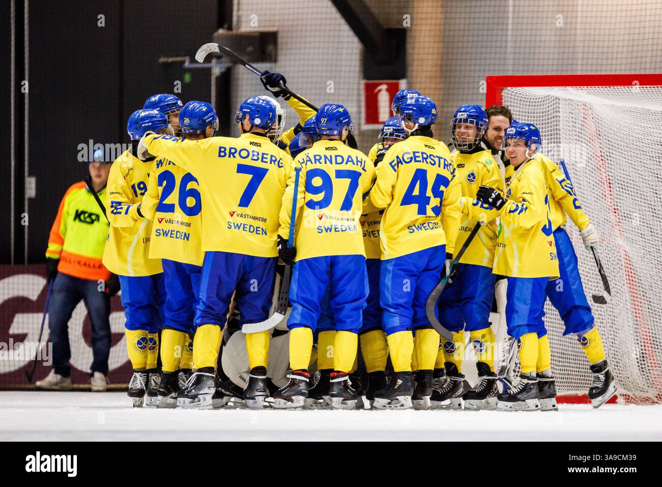 250330 Sweden during the FIB 2025 Bandy World Championship final ...