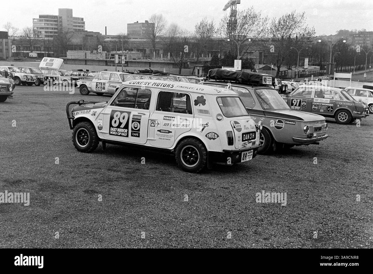 Daily Mirror London-Mexico World Cup Rally 1970 Stock Photo - Alamy