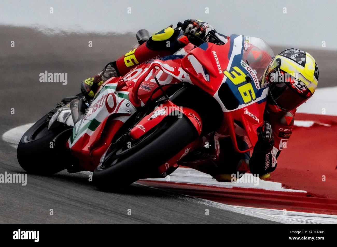 March 30, 2025. Joan Mir (36) of the Honda HRC Castrol racing team in ...