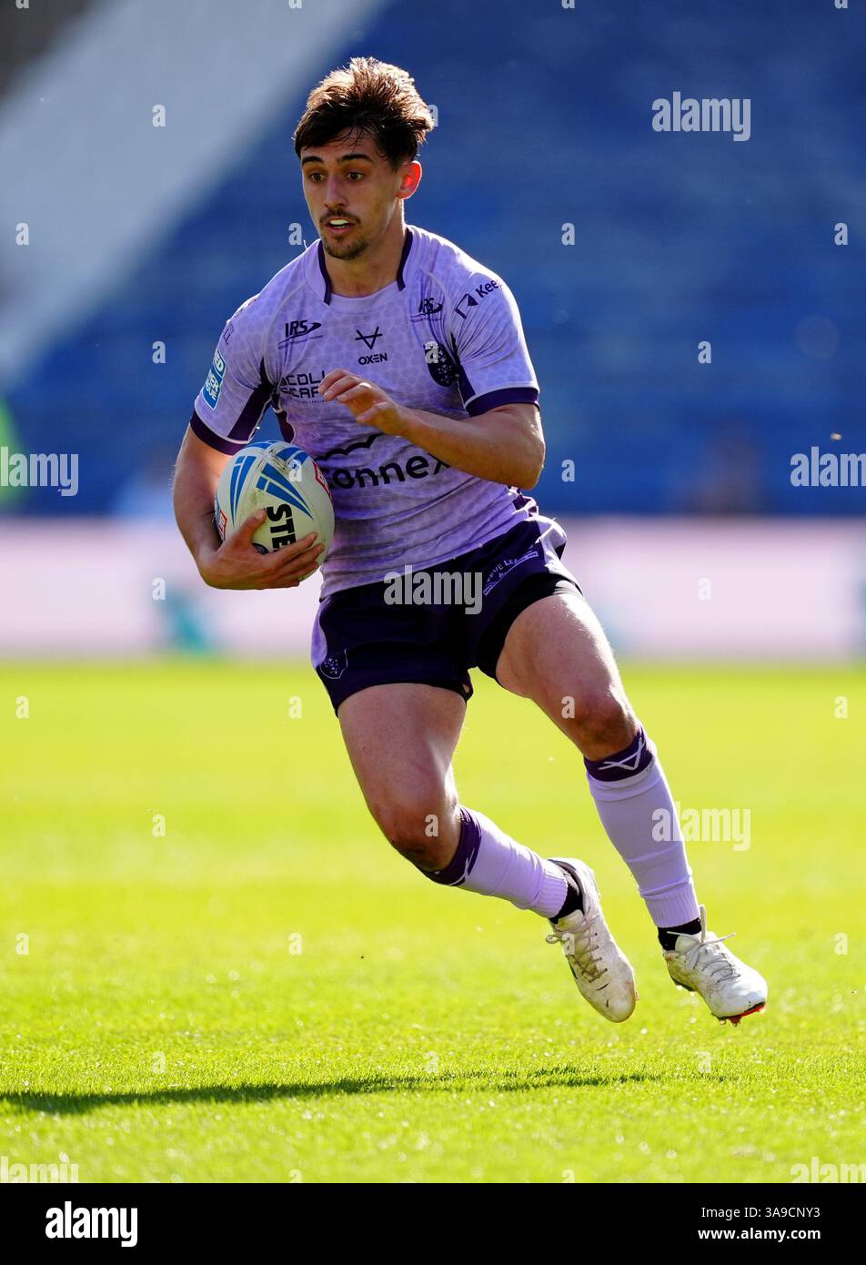 Arthur Mourgue during the Betfred Super League match at the Salford ...