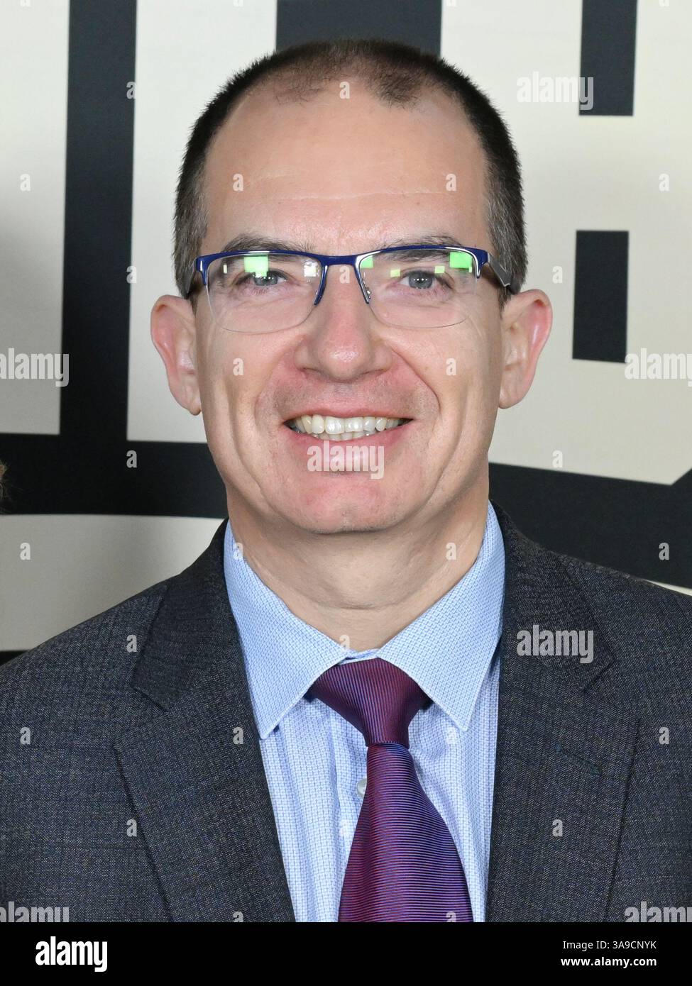 March 29, 2025, Los Angeles, California, USA: CEO of Moderna Stephane ...