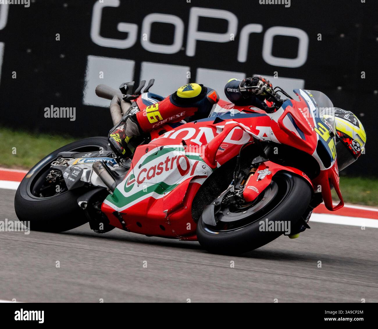 March 30, 2025. Joan Mir (36) of the Honda HRC Castrol racing team in ...