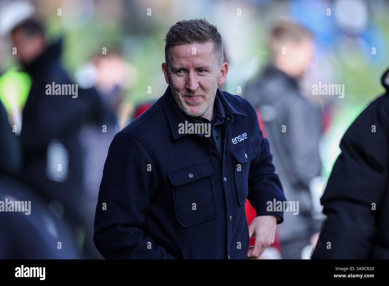 Lyngby, Denmark. 30th, March 2025. Head coach Morten Karlsen of Lyngby ...