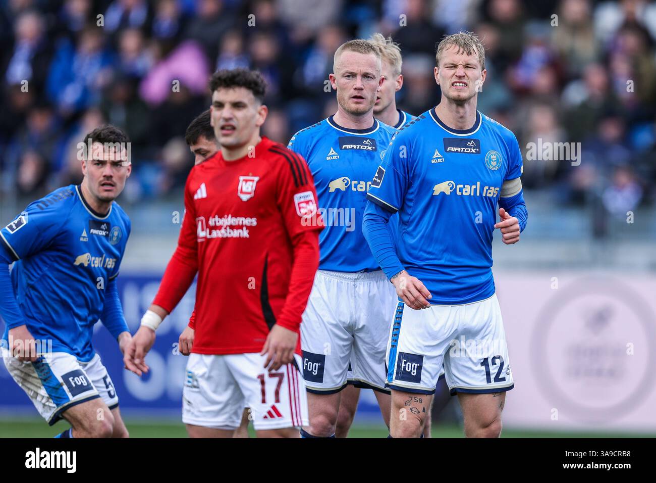 Lyngby, Denmark. 30th Mar, 2025. Rasmus Thelander and Magnus Jensen (12 ...