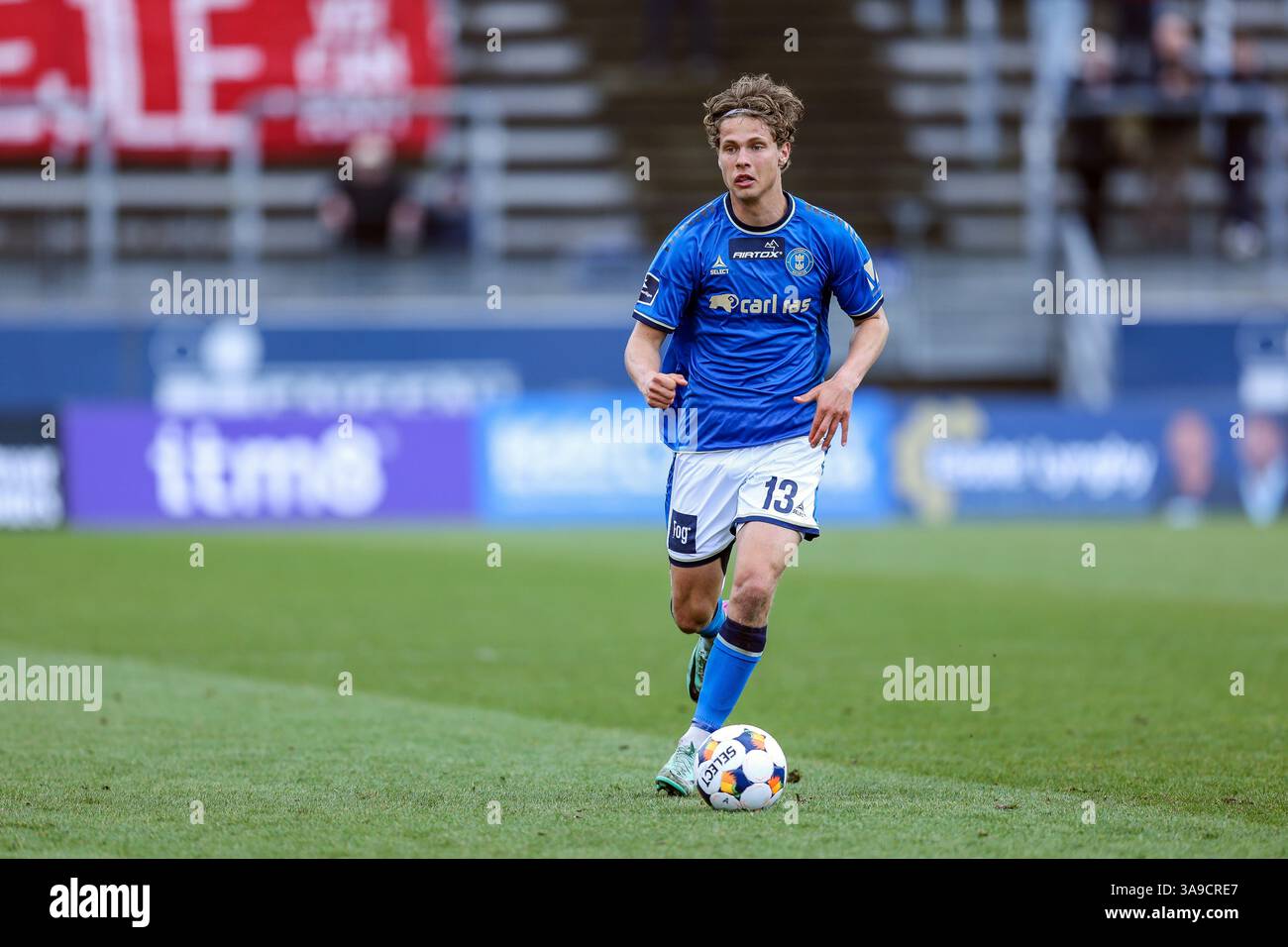Lyngby, Denmark. 30th, March 2025. Casper Winther (13) of Lyngby BK ...