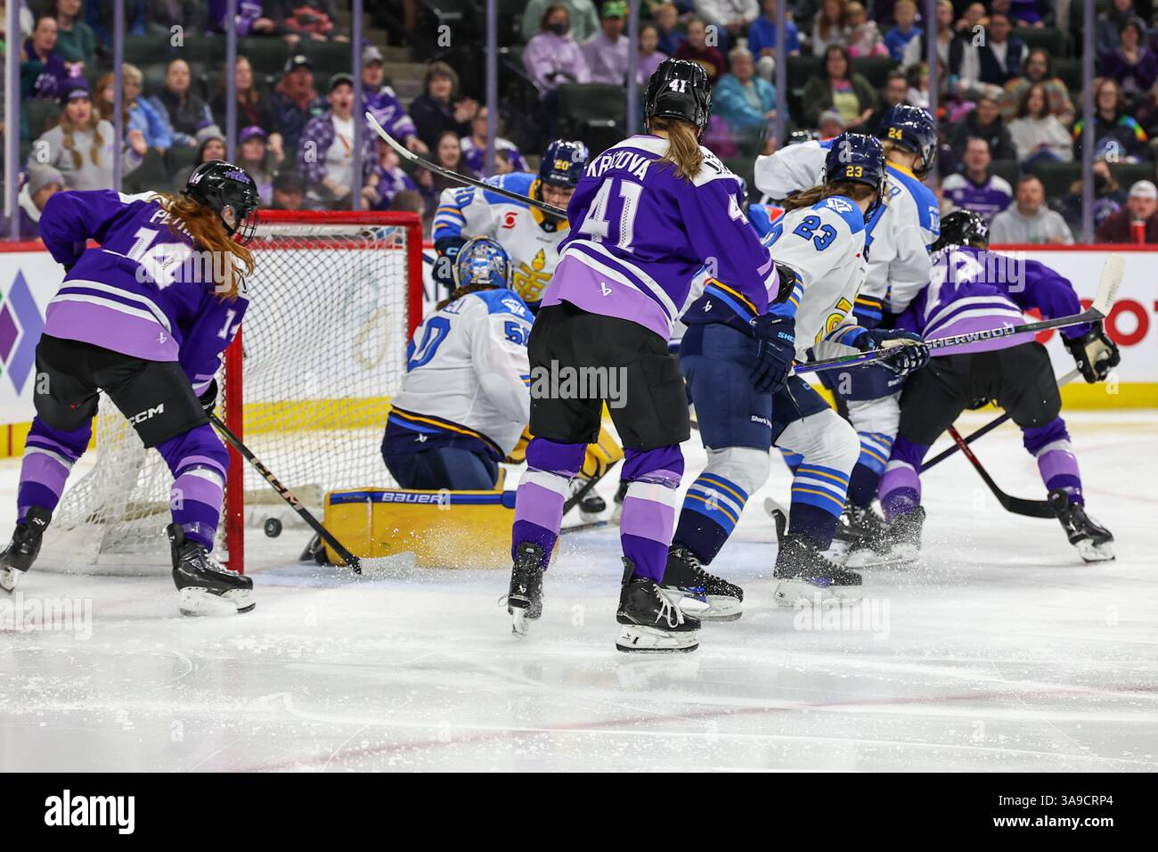 March 30th, 2025: Minnesota Frost forward Britta Curl-Salemme (77 ...