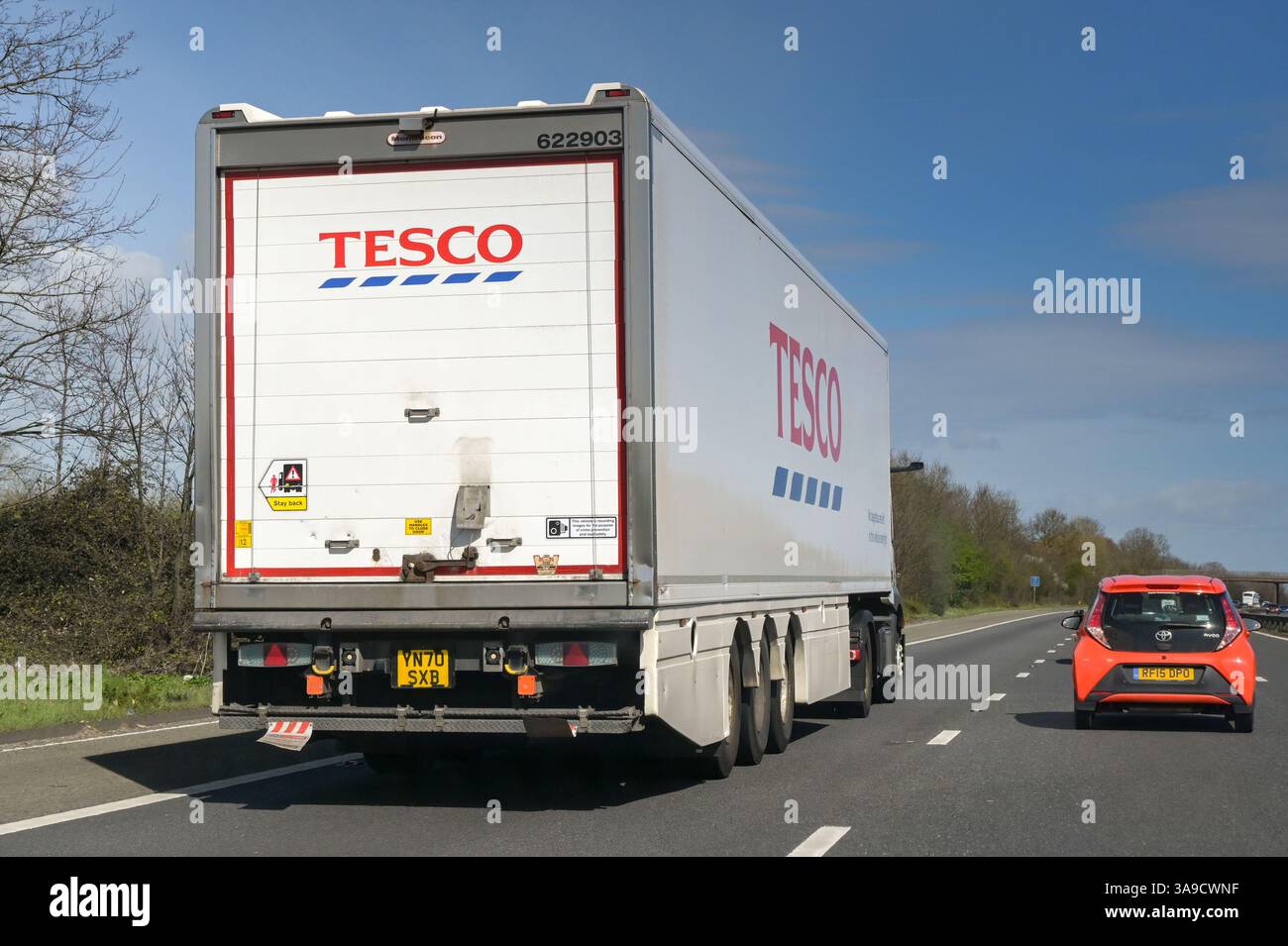 Gloucestershire, England, UK - 29 March 2025: Delivery lorry operated ...