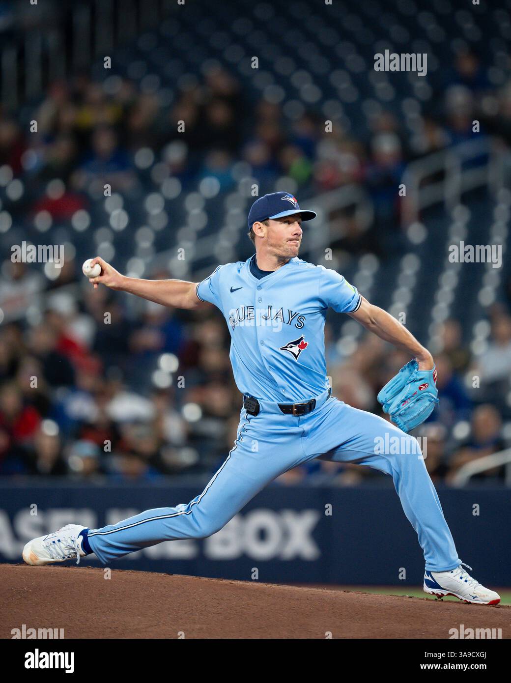 Toronto, Canada. 30th Mar, 2025. Toronto Blue Jays pitcher Chris ...
