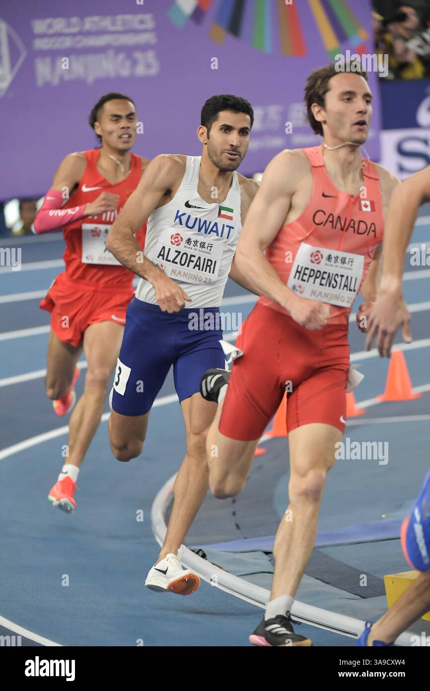 Ebrahim Alzofairi of Kuwait competing in the men’s 800m heat 1 at the ...