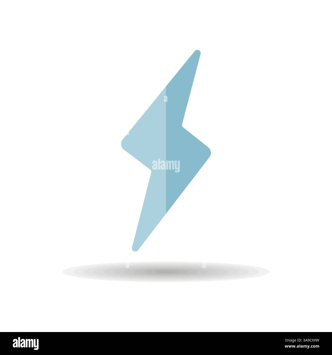 Lightning vector icon. Meteorology sign. Graph symbol for travel ...