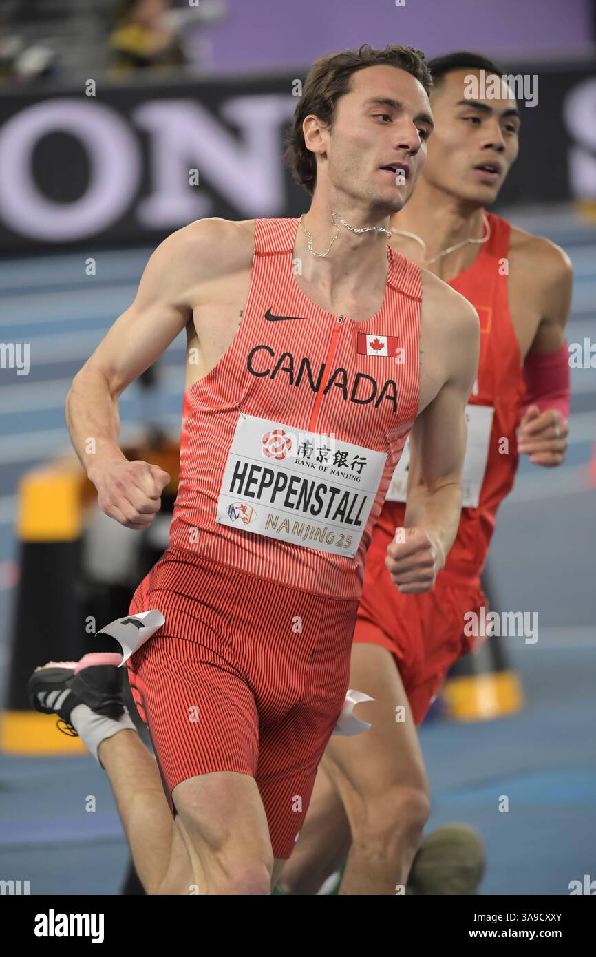 Robert Heppenstall of Canada competing in the men’s 800m heat 1 at the ...