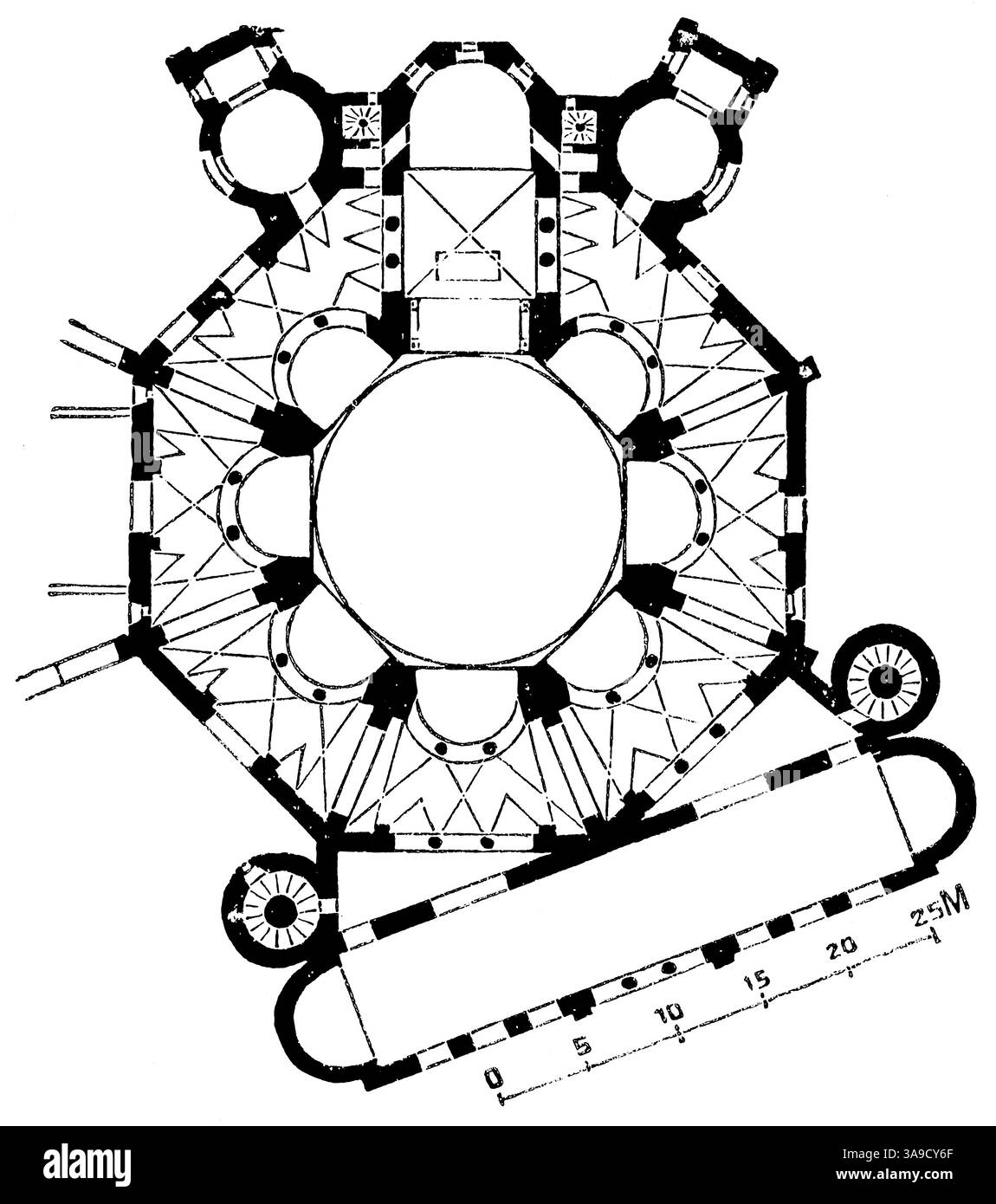Byzantine central-plan building. Publication of the "Meyers ...