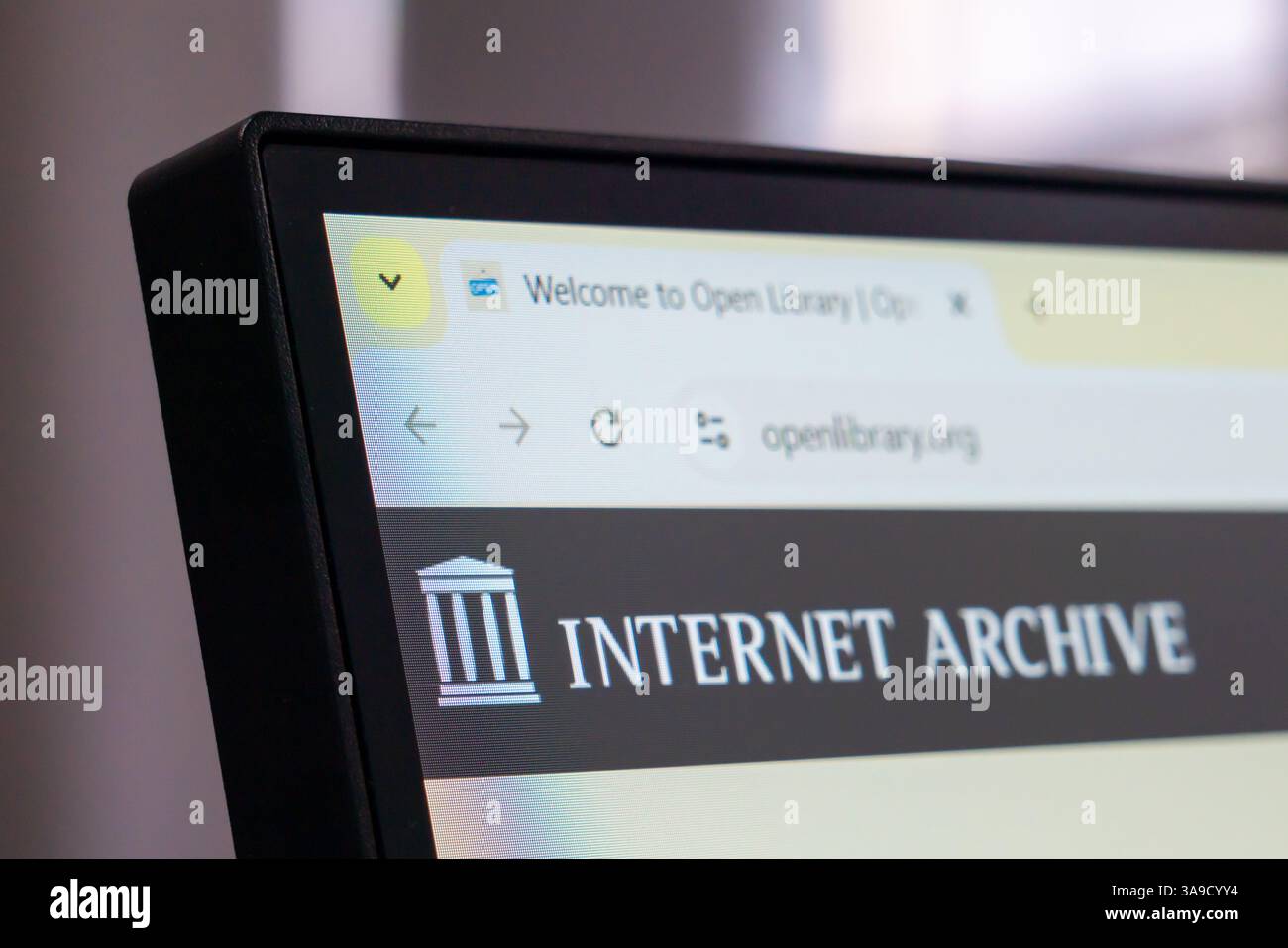 New York, USA - March 30, 2025: Open Library website by Internet ...