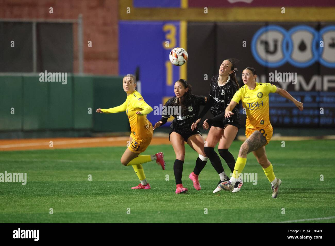 Brooklyn FC defender Allison Pantuso #4 and defender Sasha Pickard #5 ...