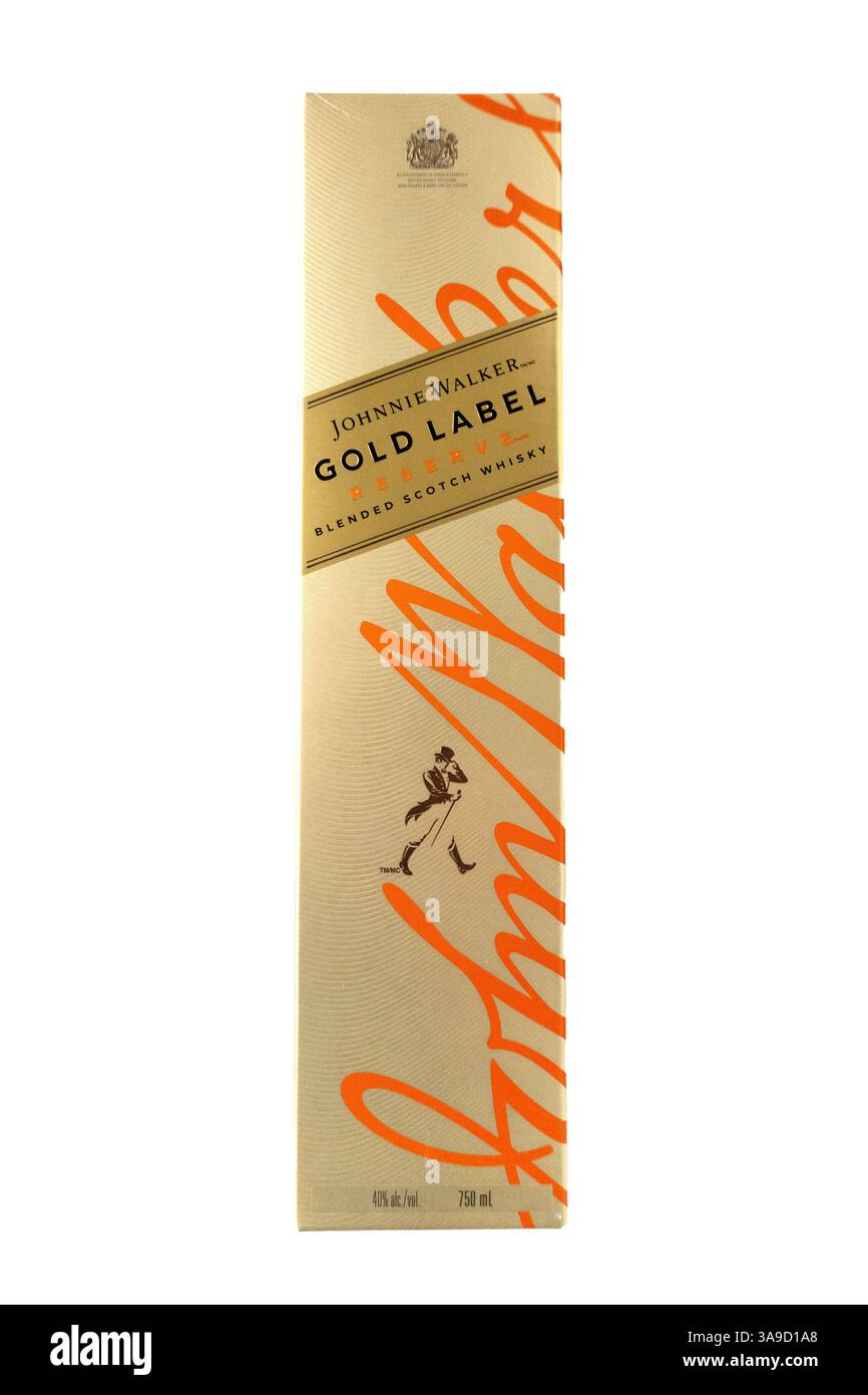 Box Of Johnnie Walker Gold Label Reserve Blended Scotch Whisky ...
