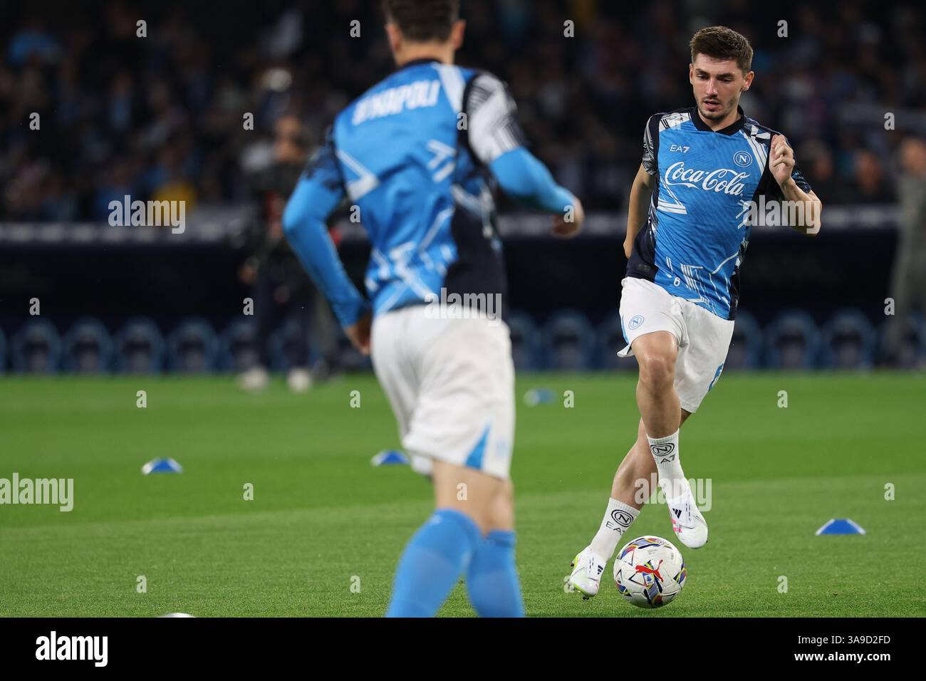 Napoli, Italia. 30th Mar, 2025. Napoli's Billy Gilmour during the Serie ...