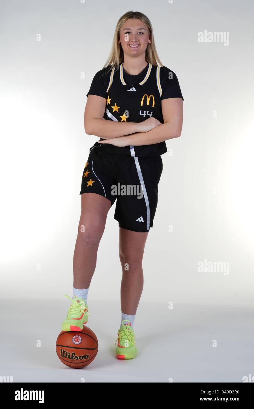 BROOKLYN, NY - MARCH 28: McDonalds High School All American Leah Macy ...