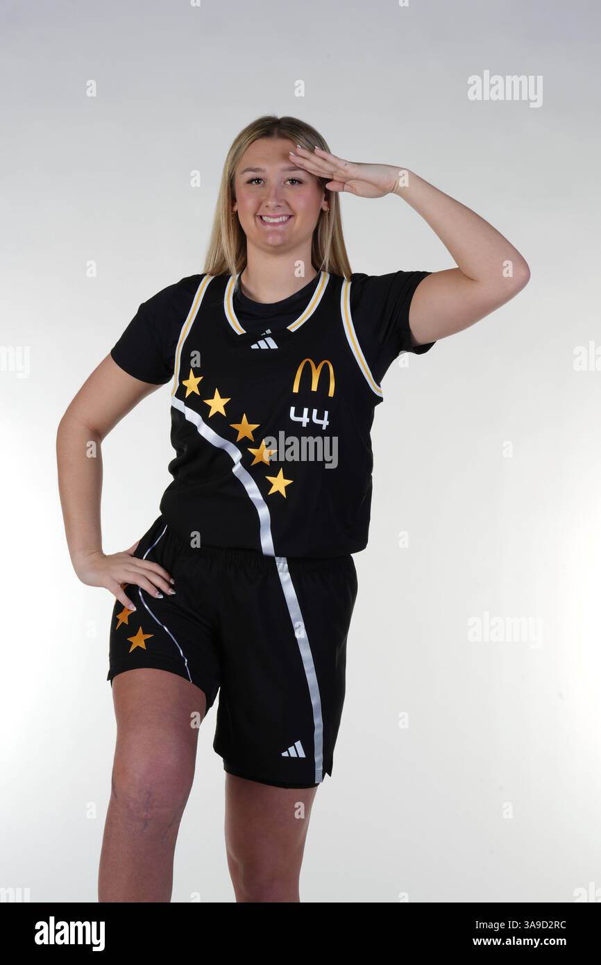 BROOKLYN, NY - MARCH 28: McDonalds High School All American Leah Macy ...