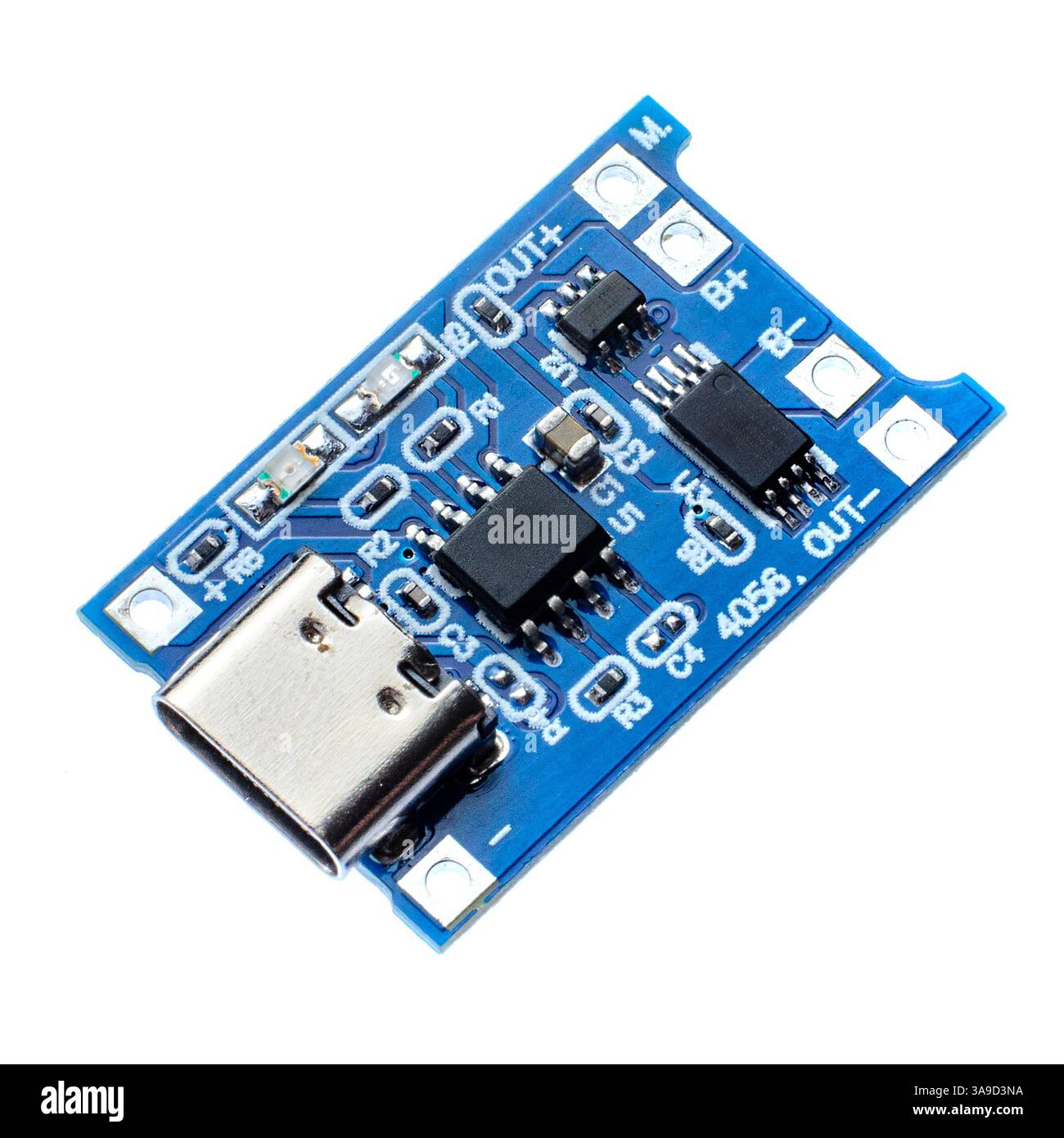 TP4056 Battery Charger Module Isolated White Stock Photo - Alamy