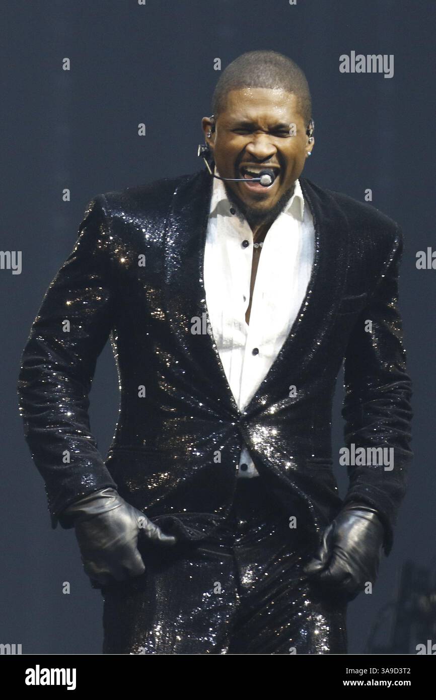 London, UK. 29th Mar, 2025. Usher tour o2 Arena London UK mandatory ...