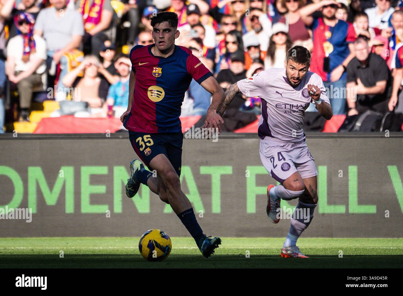 Gerard MARTIN of Barcelona and Cristian PORTUGUES MANZANERA of Girona ...