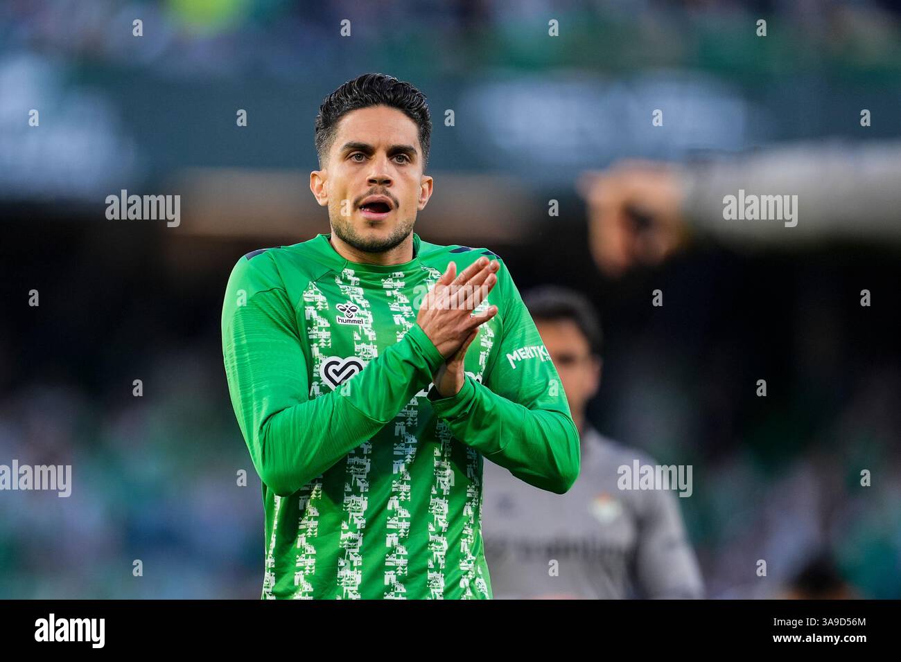 Marc Bartra of Real Betis gestures during the Spanish league, LaLiga EA ...
