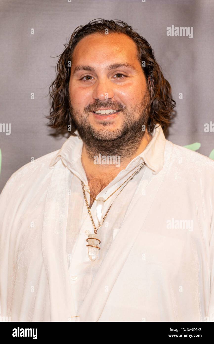 Actor Jeff T Buco attends Los Angeles Premiere of Film 'Solo Trip' at Fine Art Theatre, Los ...