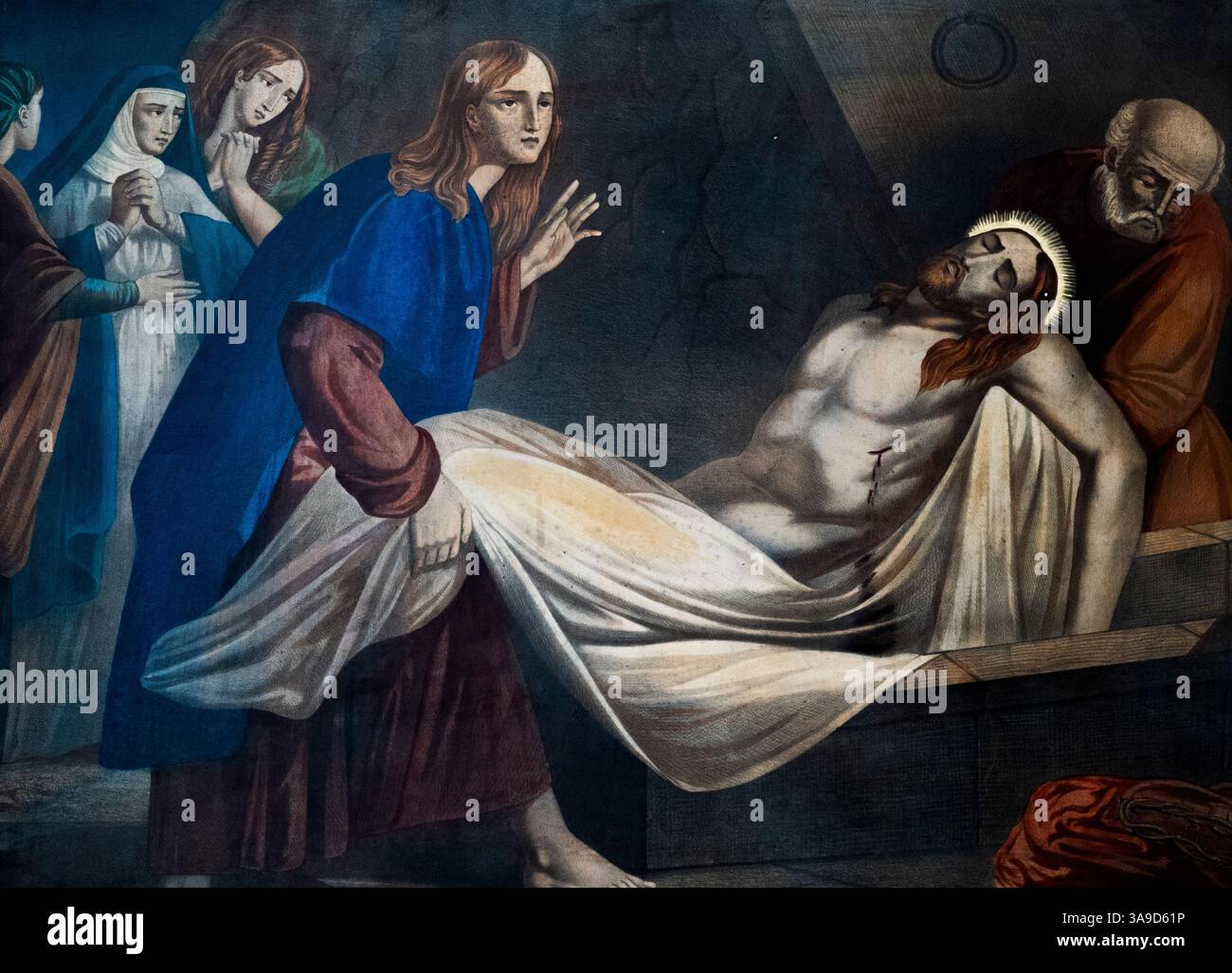 La Tour, France - 03-28-2025: Painting (early 20th century) of The Way ...