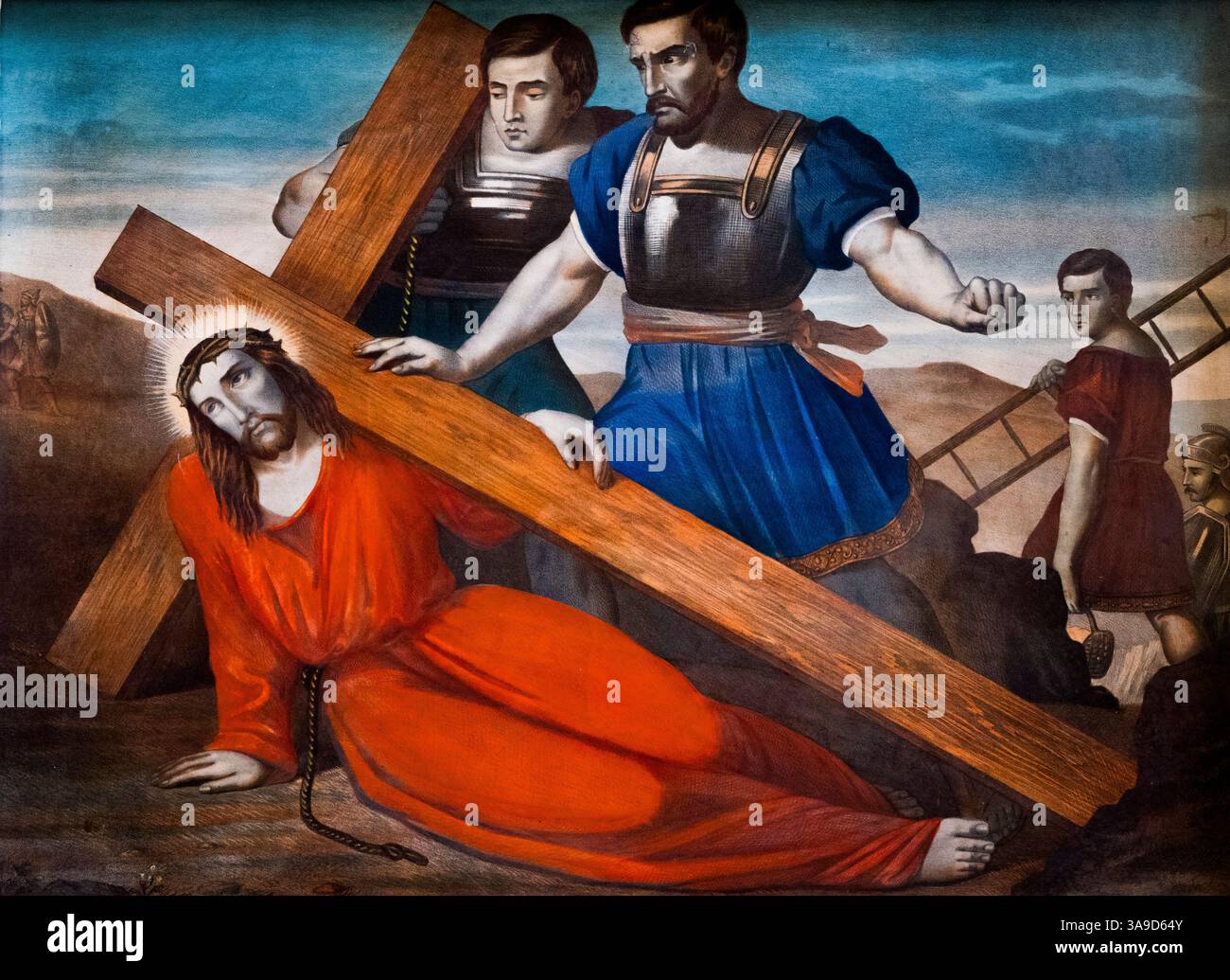Jesus falls the second time hi-res stock photography and images - Alamy