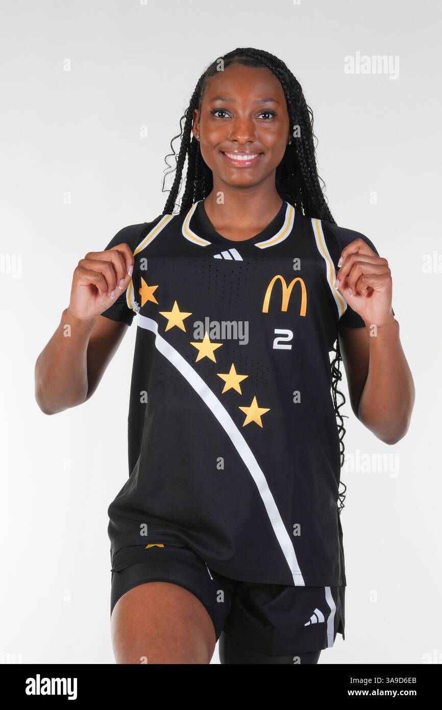 BROOKLYN, NY - MARCH 28: McDonalds High School All American Hailee ...