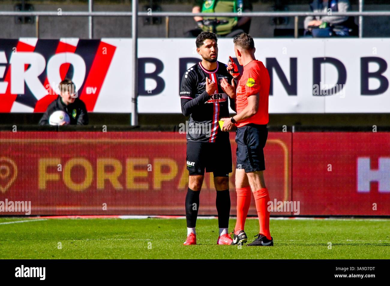 Den Haag - Reda Aknum of FC Dordrecht during the thirty-second round of ...