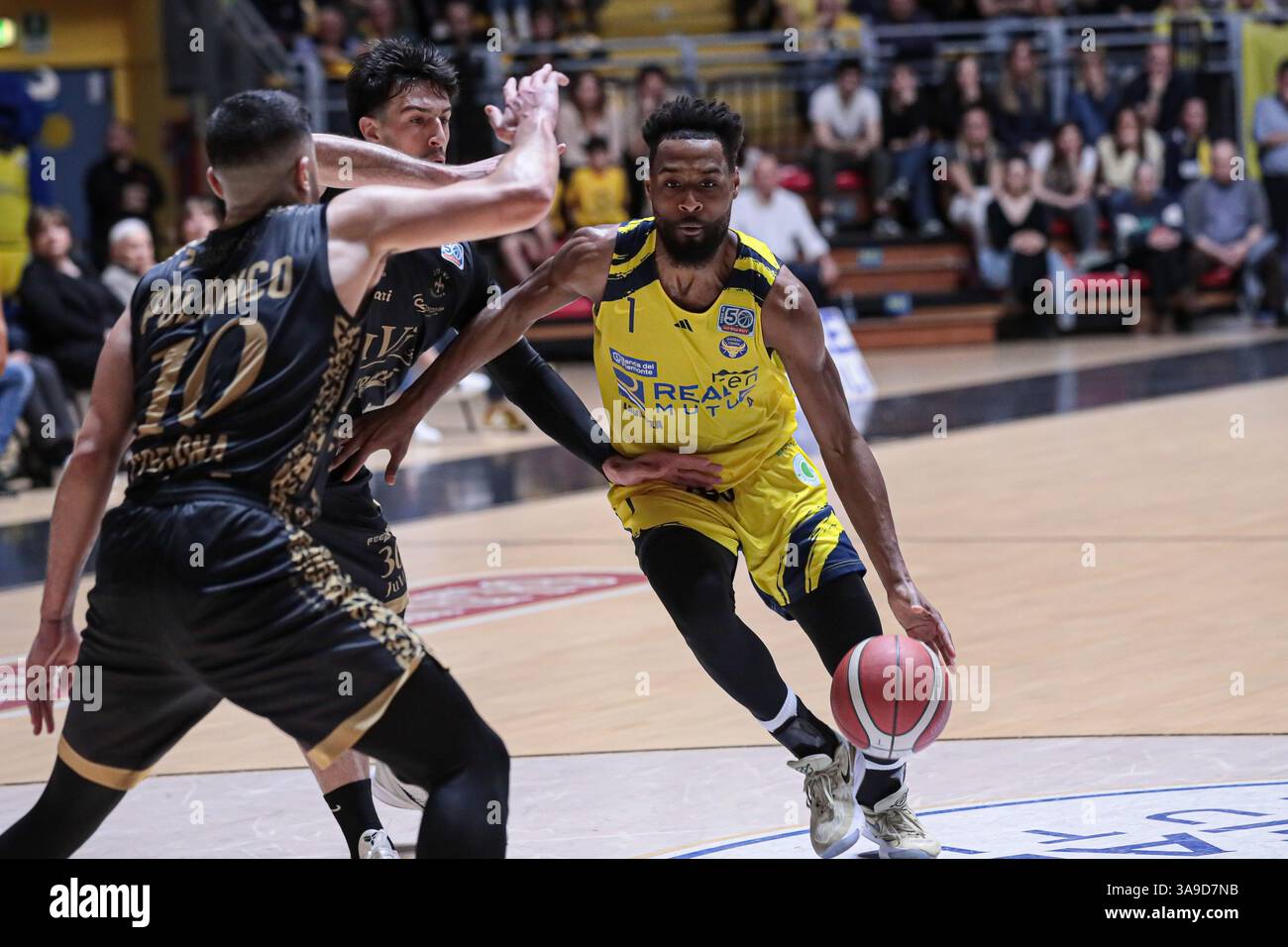 Turin, Italy. 30th Mar, 2025. #1 Kevion Taylor (Reale Mutua Basket ...