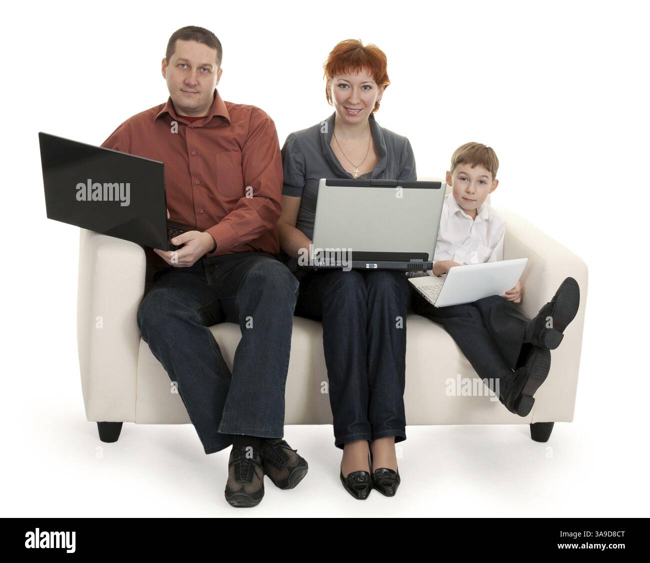 Child on laptop Cut Out Stock Images & Pictures - Alamy