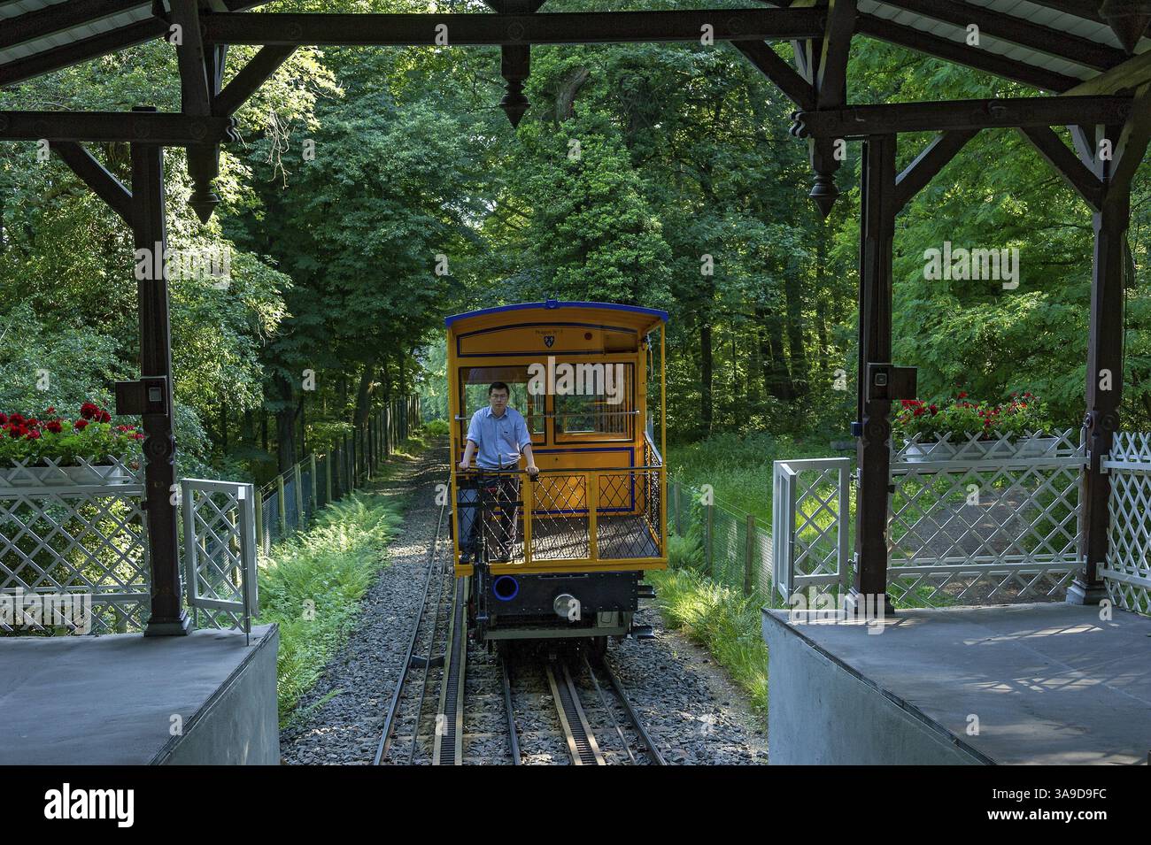 Historic funicular railway rack hi-res stock photography and images - Alamy