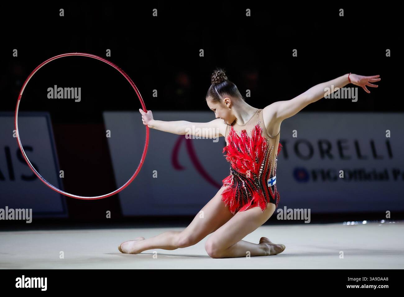 Anastasia Rogozhina (FIN) at apparatus finals; 36th Grand Prix ...