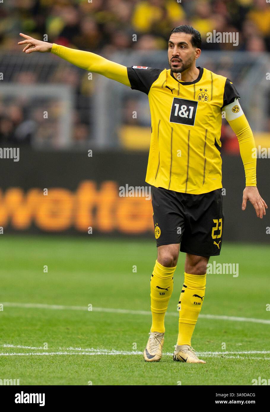 Dortmund, Deutschland. 30th Mar, 2025. Emre Can (Borussia Dortmund, #23 ...