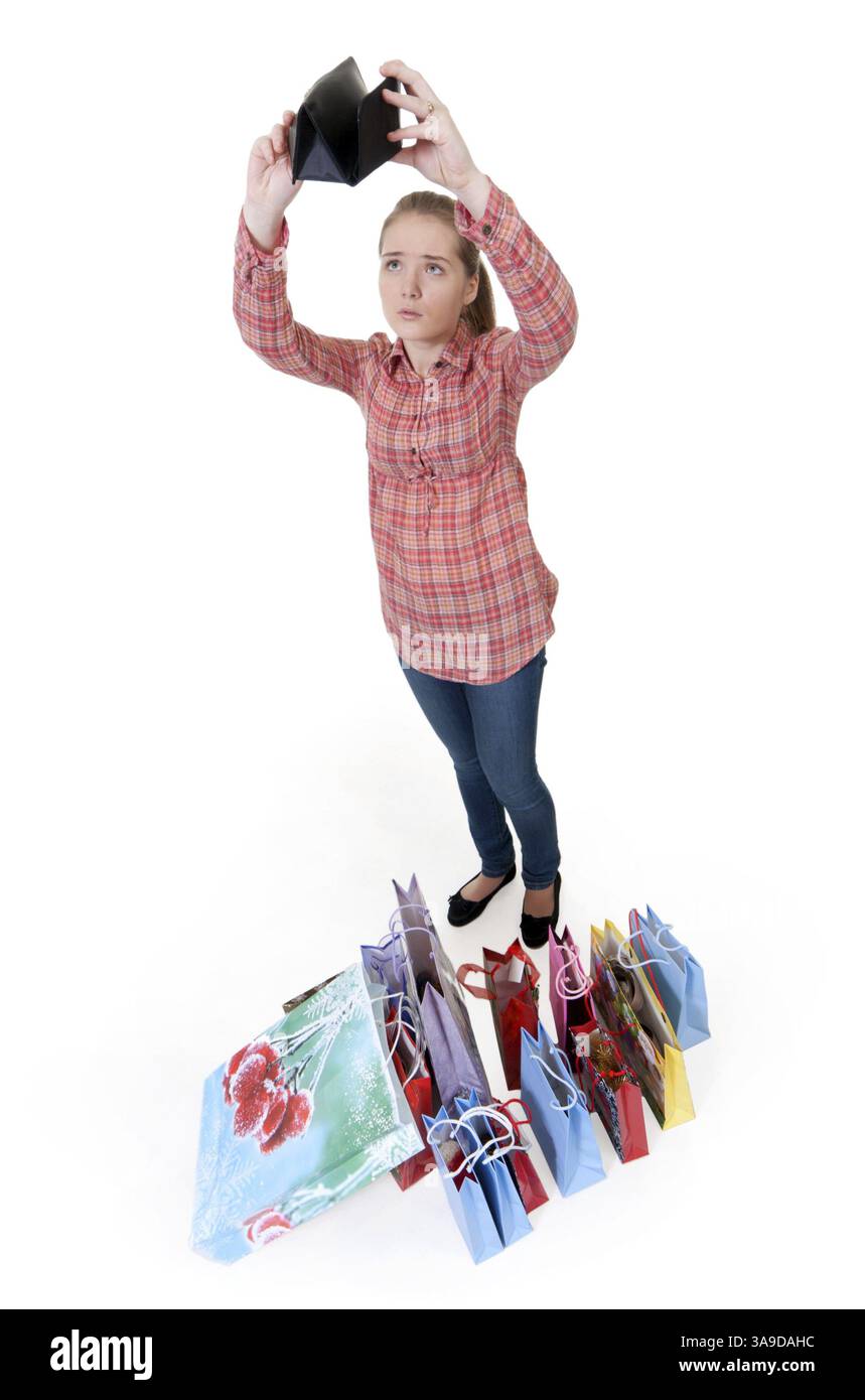 Girl buyers Cut Out Stock Images & Pictures - Alamy