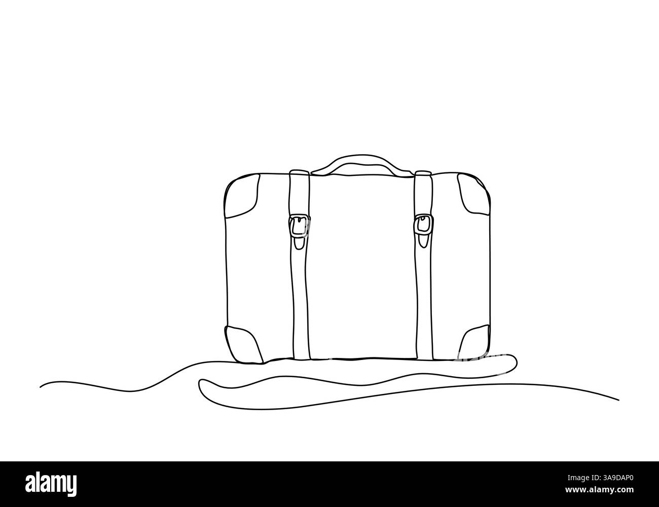 Simple continuous line drawing animation Stock Vector Images - Alamy