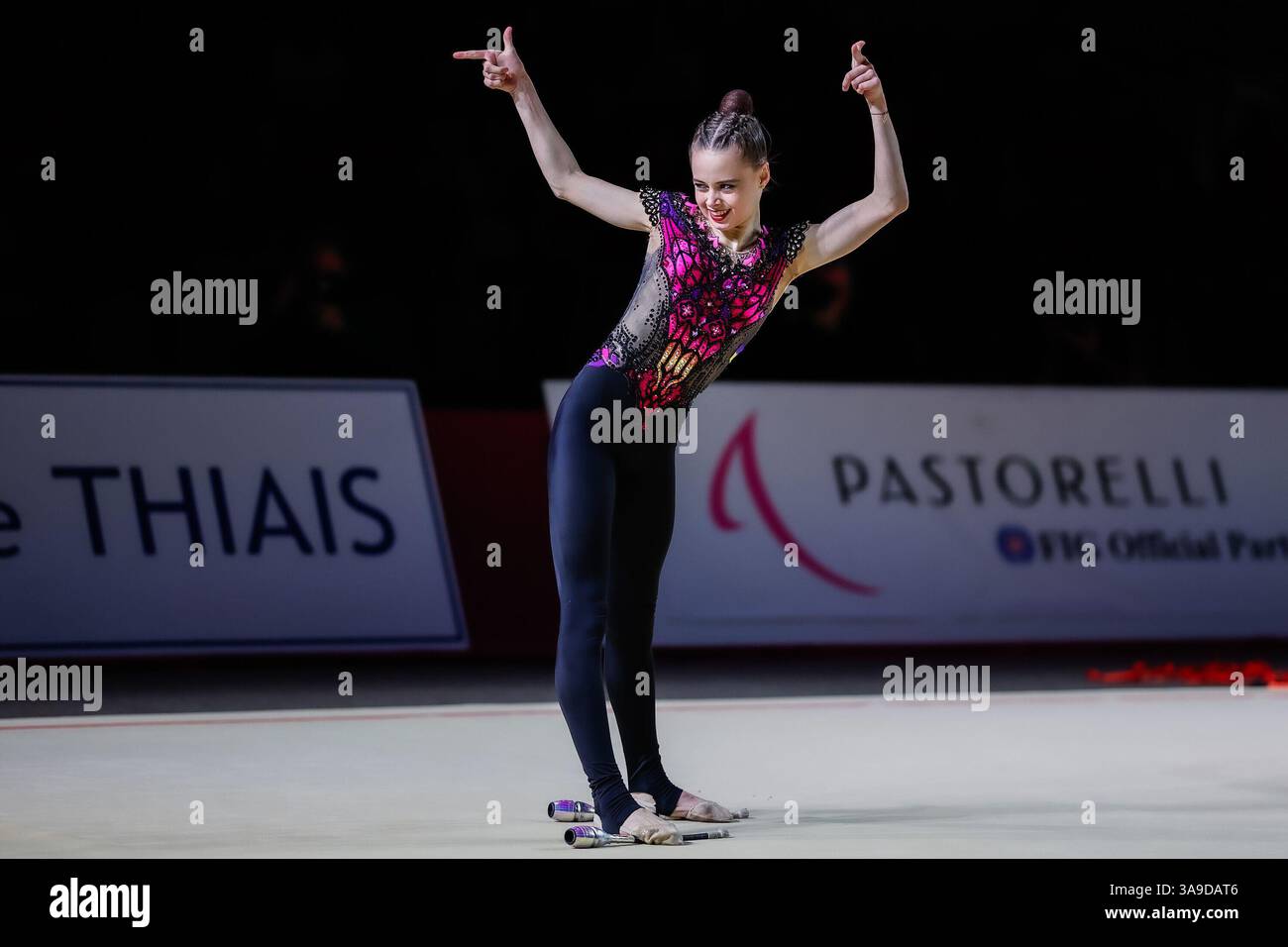 Taisiia Onofriichuk (UKR) at apparatus finals; 36th Grand Prix ...