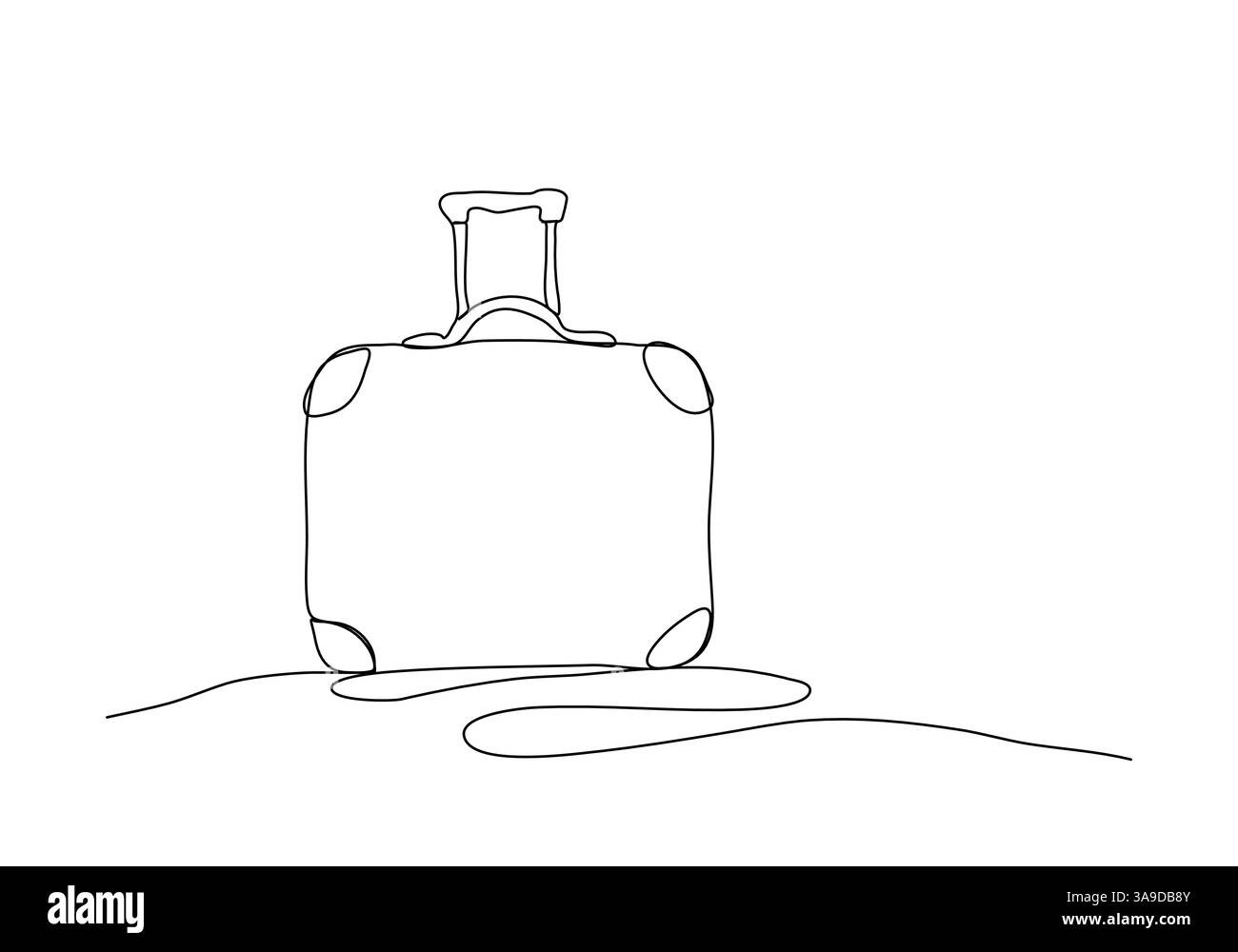 Simple continuous line drawing animation Stock Vector Images - Alamy