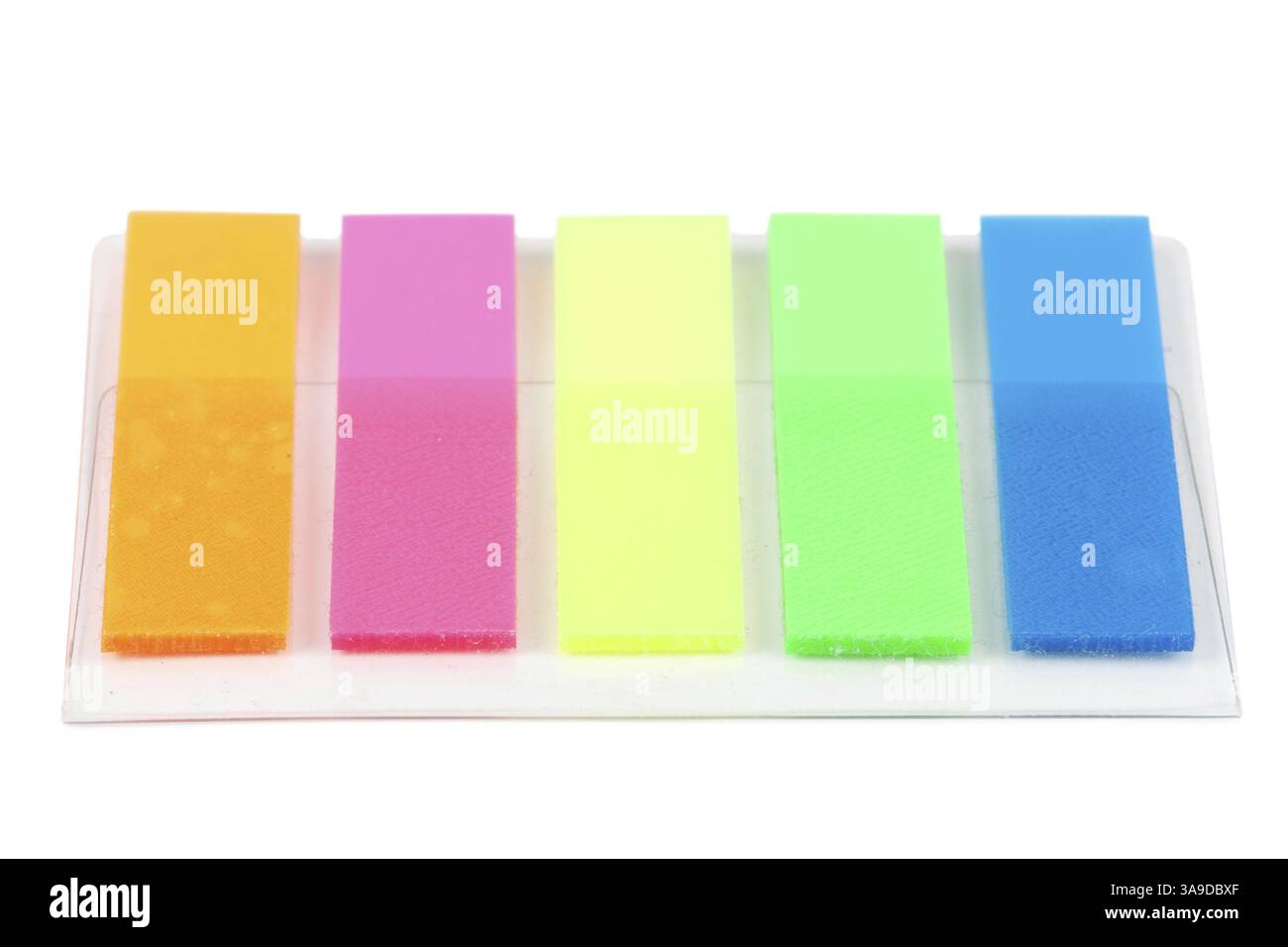 Five colorful bookmarks isolated on white background Stock Photo - Alamy