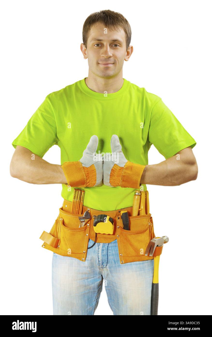 Technicians in uniform safety Cut Out Stock Images & Pictures - Alamy