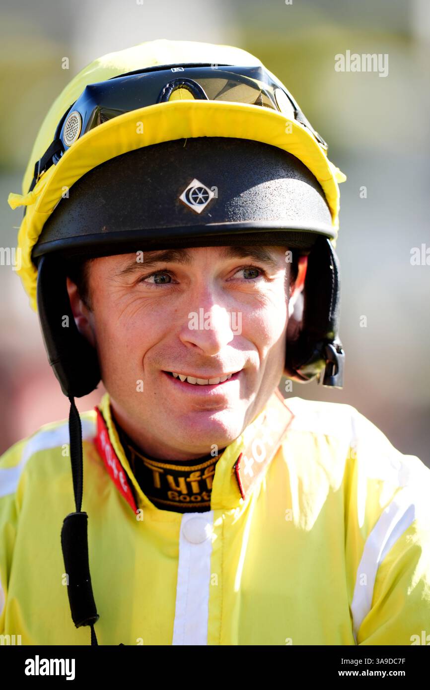 Marc Goldstein, jockey during the Spring Family Racecday at Ascot ...