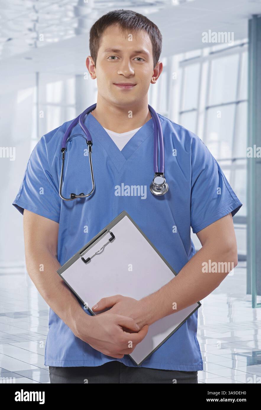 Doctor working documents hi-res stock photography and images - Alamy