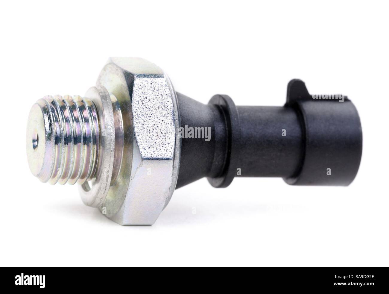 New oil pressure switch car. Isolate on white Stock Photo - Alamy