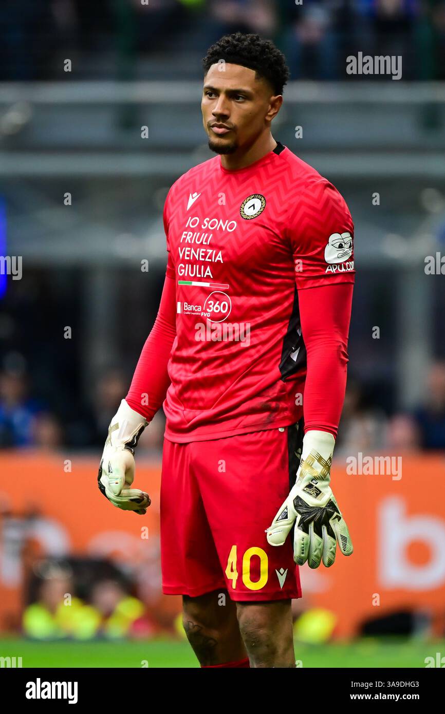 Milan, Italy on March 30, 2025. Maduka Okoye of Udinese during the ...