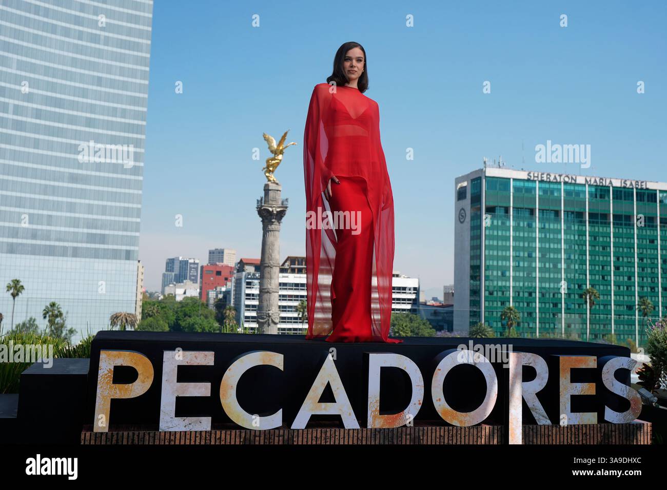 Actress Hailee Steinfeld poses for a photo during a photocall promoting ...